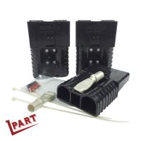 China 600V 320A Forklift Battery Charger Connector Plug SRE320 Black for sale