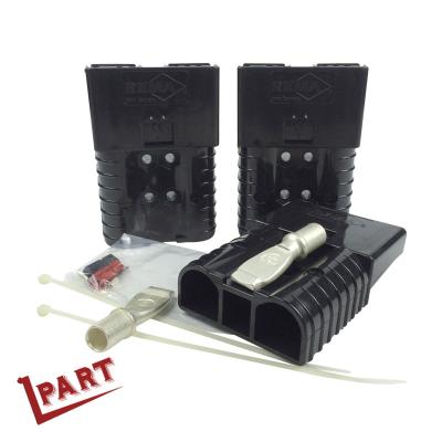 China 600V 320A Forklift Battery Charger Connector Plug SRE320 Black for sale