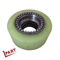 China 10 Inch Forklift Drive Wheel Forklift Heavy Duty PU Caster Wheels For 7FBR 2T 3T for sale