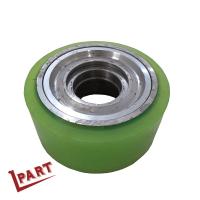 China Reach Forklift 10 Inch Polyurethane Load Wheels With bearing for sale
