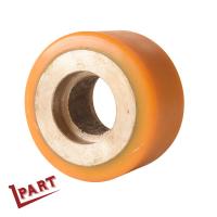China Electric Forklift Custom Polyurethane Wheels With Bearings 130x73x62mm for sale