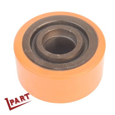 China Jungheinrich Solid Polyurethane Forklift Drive Wheel 60mm Width for sale