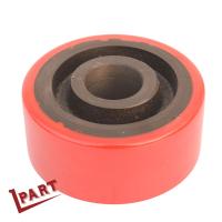 China Electric Forklift Drive Wheel Polyurethane Rollers With Bearings 127x60x40mm for sale