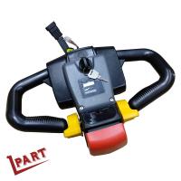 China Electric Mini Pallet Truck Forklift Handle Tiller Heads With Key Switch And Hourmeter for sale