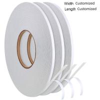 China White PE Foam Double Sided Adhesive Tape High Temperature Resistant 0.5mm-10mm Thickness for sale