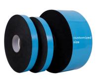 China Double Sided Self Adhesive PE Foam Tape 0.5mm to 5mm Solvent Acrylic Glue White Black for sale