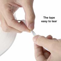 China White PE Foam Double Sided Adhesive Tape 0.8mm to 4mm Thickness Removable with Paper Liner for sale