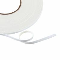 China White PE Foam Double Sided Adhesive Tape 0.8mm to 4mm Thickness Removable with Paper Liner for sale
