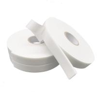 China White PE Foam Double Sided Adhesive Tape 0.8mm to 4mm Thickness Removable with Paper Liner for sale