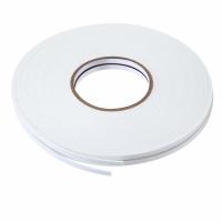 China White PE Foam Double Sided Adhesive Tape 0.8mm to 4mm Thickness Removable with Paper Liner for sale