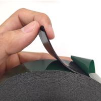 China Custom PE Foam Double Sided Tape 1mm Thick Black Foam with Red Film for Automotive Bonding for sale