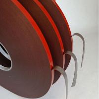 China Custom PE Foam Double Sided Tape 1mm Thick Black Foam with Red Film for Automotive Bonding for sale