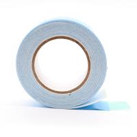 China Customized White Double Sided PE Foam Adhesive Tape 1/2 Inch Width 0.5mm to 10mm Thickness for sale