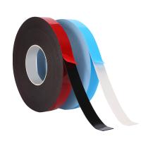China Custom Self Adhesive Anti Slip Foam Double Sided Tape 1mm Thick Black PE Foam Tape for sale