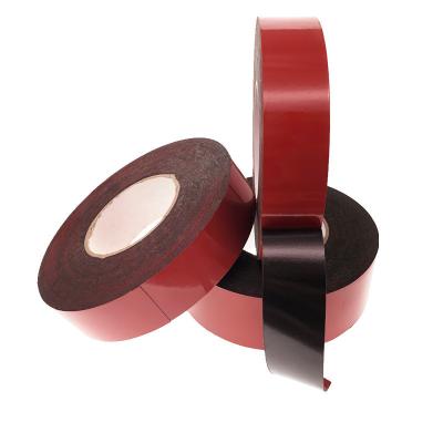 China Custom Strong Red Film Black Double Sided Tape Car Reflector Adhesive Stick PE Foam Tape 0.5mm-10mm for sale