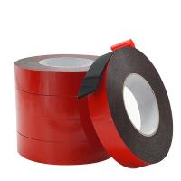 China Double Sided PE Foam Adhesive Tape High Temperature Resistance 100C 10mm Width for sale