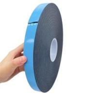 China Anti-seismic Heat Insulation Black Automobile PE Foam Double-sided Blue Film Tape 0.5mm-10mm for sale