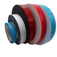 China Customized 1mm Double Sided PE Foam Tape 50m Roll Black White Solvent Acrylic Adhesive for Car Window Construction for sale