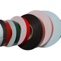China Customized 1mm Double Sided PE Foam Tape 50m Roll Black White Solvent Acrylic Adhesive for Car Window Construction for sale