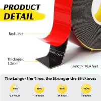 China High Temperature Foam Acrylic Double Sided Tape 0.25mm 33m Waterproof High Adhesive for sale