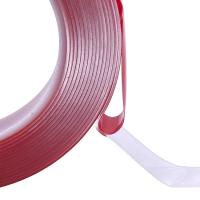 China 1mm PE Acrylic Foam Double Sided Tape 33m Length High Bonding Mounting Tape for Car Banner for sale