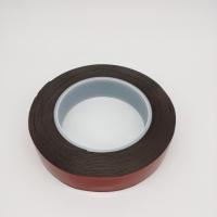 China Acrylic Foam Double Sided Transparent Tape Edging Weather Stripping Solvent Red for sale
