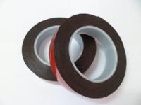 China Acrylic Foam Double Sided Transparent Tape Edging Weather Stripping Solvent Red for sale
