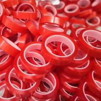China Acrylic Transparent Double Sided Tape Waterproof Traceless 10mm Red Film 0.25mm-2.0mm for sale