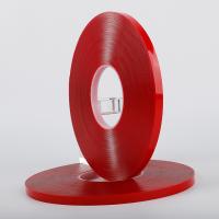 China Acrylic Transparent Double Sided Tape Waterproof Traceless 10mm Red Film 0.25mm-2.0mm for sale