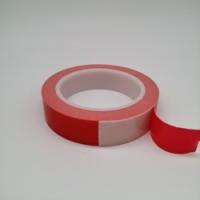China Acrylic Transparent Double Sided Tape Waterproof Traceless 10mm Red Film 0.25mm-2.0mm for sale