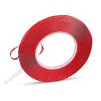 China Ultra Thin High Bond Tape Traceless Adhesive Double Sided Transparent Strip for sale