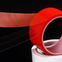 China Transparent PET Film Double Sided Tape 205um Waterproof No Residue 1260mm Width for sale