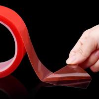 China Transparent PET Film Double Sided Tape 205um Waterproof No Residue 1260mm Width for sale