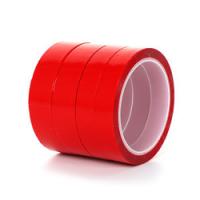 China High Viscosity Transparent PET Double Sided Tape 80um 205um for Screen Fixing for sale