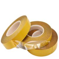 China High Adhesion Double Sided PET Tape 80um-205um Thickness 10-1260mm Width Wear Resistance Transparent for sale