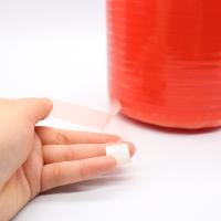 China High Shear Transparent Acrylic Tape Red MOPP Double Coated Polyester PET Film Tape 80um 205um for sale