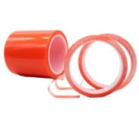 China High Shear Transparent Acrylic Tape Red MOPP Double Coated Polyester PET Film Tape 80um 205um for sale