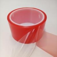 China Clear Solvent Acrylic Tape Double Sided Pressure Sensitive PET Tape for sale