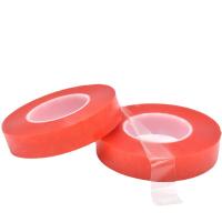 China Clear Double Sided PET Tape Customized Pressure Sensitive Strong Adhesive Roll for sale