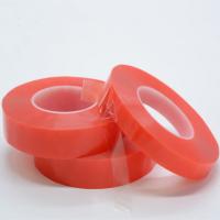 China Clear Double Sided PET Tape Customized Pressure Sensitive Strong Adhesive Roll for sale