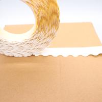 China Hot Melt Double Side Tissue Tape White Flower Roll Pressure Sensitive for sale