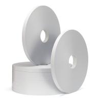 China Adhesive Coated Tissue Tape Heavy Duty Jumbo Roll Double Sided for sale