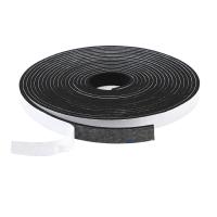 China Black EVA Foam Tape Weather Stripping Single Sided Closed Cell 1mm-3mm Thick for Door Window Insulation for sale