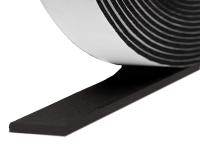 China Fireproof EVA Foam Double Sided Tape 1mm-3mm Thickness 50m Length Strong Adhesive Anti Slip Black for sale