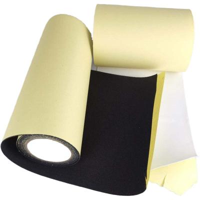 China Self Adhesive EVA Foam Tape 1mm-3mm Thickness Double Sided Black Foam Shock Absorbing Anti Collision for sale