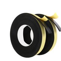 China Self Adhesive EVA Foam Tape 1mm-3mm Thickness Double Sided Black Foam Shock Absorbing Anti Collision for sale