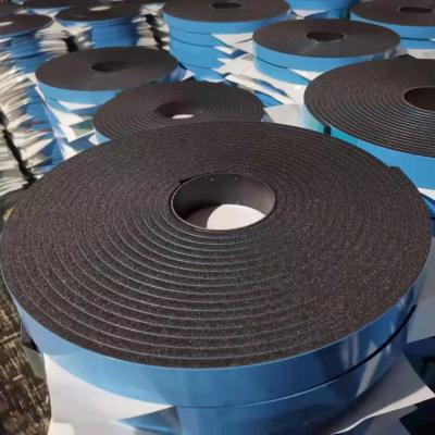 China Blue Film PVC Foam Tape Double Sided for Curtain Wall Glass Installation Jumbo Roll 1mm-25mm for sale