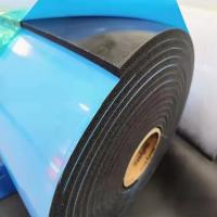 China Blue Film PVC Foam Tape Double Sided for Curtain Wall Glass Installation Jumbo Roll 1mm-25mm for sale
