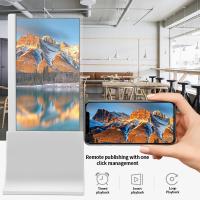 China 55-inch Transparent OLED Advertising TV with Android OS - Commercial Desktop Display for HD Content for sale