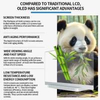 China 55-inch Transparent OLED Advertising TV with Android OS - Commercial Desktop Display for HD Content for sale